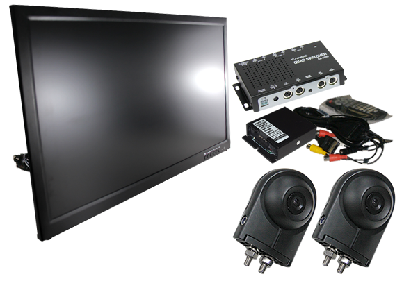 27" - 2 COLOUR CAMERA REAR VIEW KIT (HEAVY DUTY CAMERA) - RCT