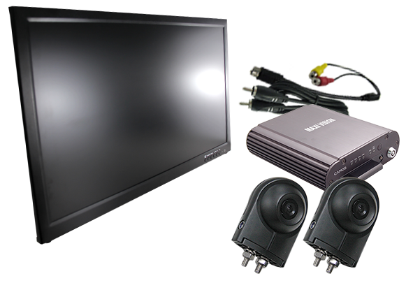 19 " - 2 COLOUR CAMERA DVR REAR VIEW KIT (HEAVY DUTY CAMERA) - RCT